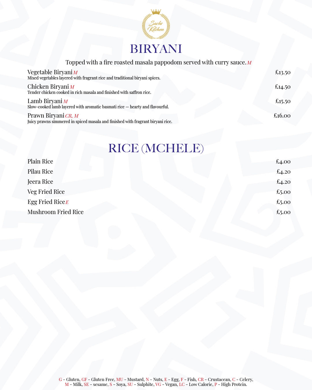 Our Menus | The Harrow Inn | Thurmaston, Leicester
